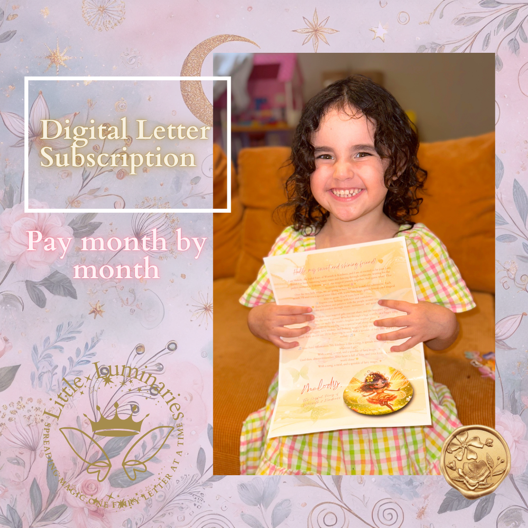 Digital Fairy Letter Subscription – Printable Monthly Fairy Mail to Sp ...